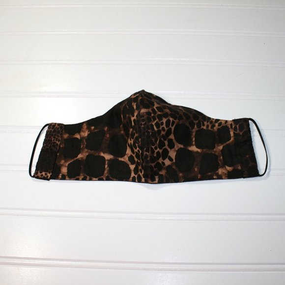 Hand Crafted | Accessories | Handmade Brown Black Animal Print Face ...